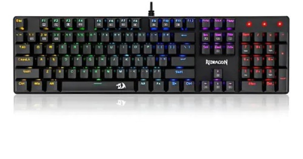 Redragon K671 Sindri – Red-Switch RGB Mechanical Keyboard, 104‑Key, NKRO